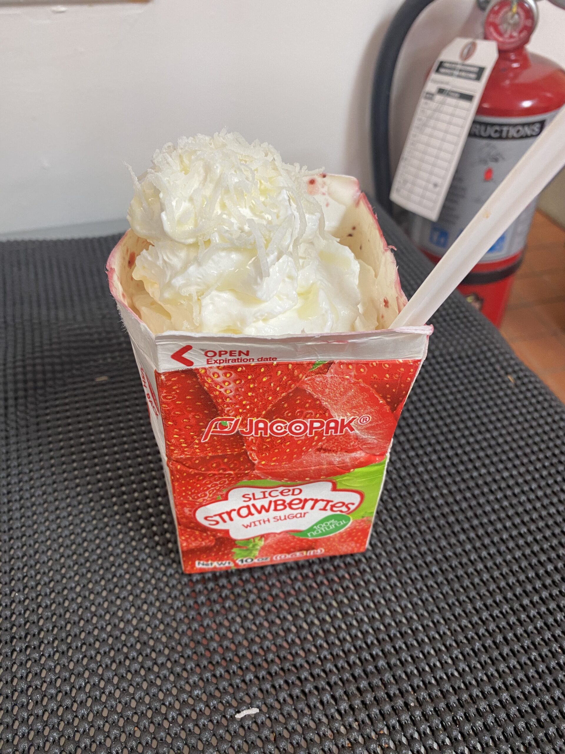 Fresas congeladas de cajita – Crazy Mangonada